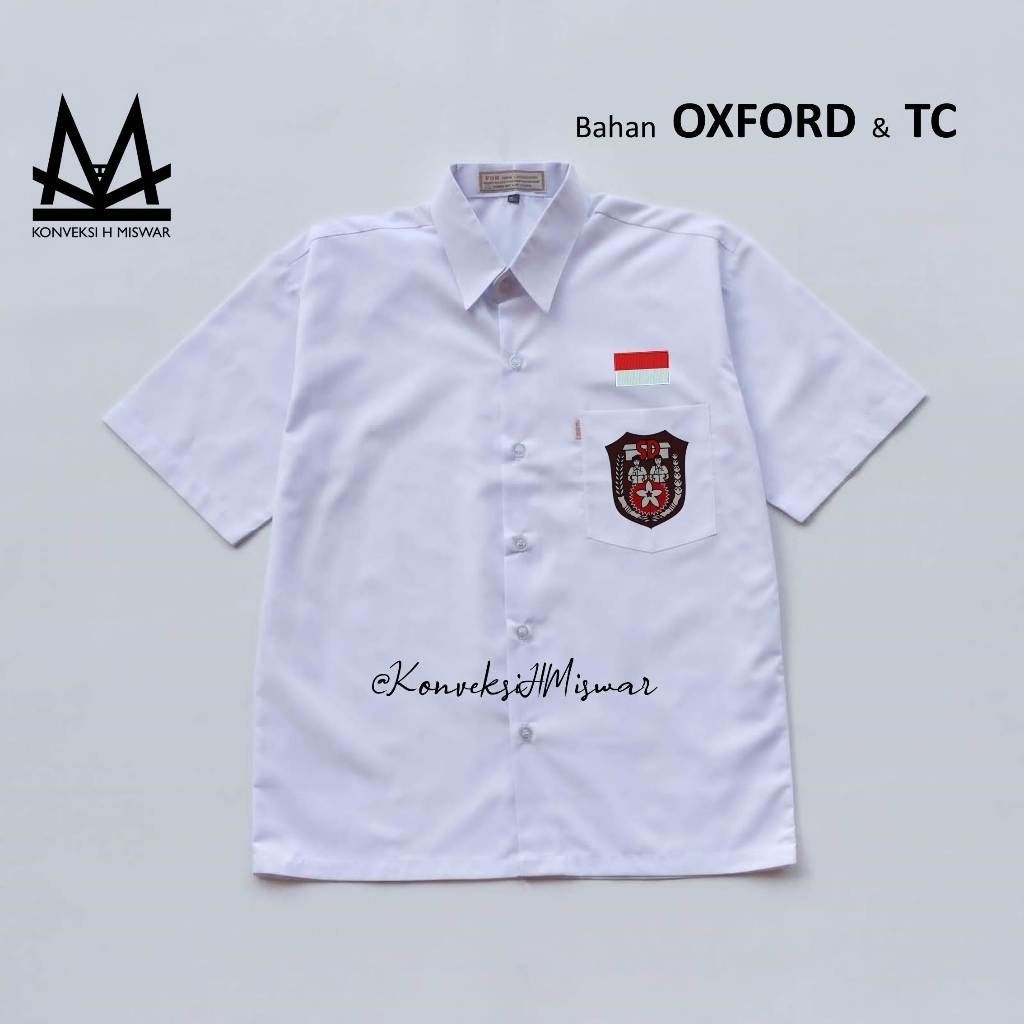 Jual Seragam Sekolah SD - Baju Kemeja Putih Lengan Pendek Bet OSIS SD ...