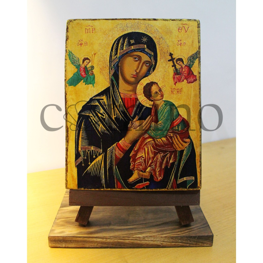 Jual Ikon Bunda Maria Penolong Abadi | Bayi Yesus Perpetual Help Mary ...