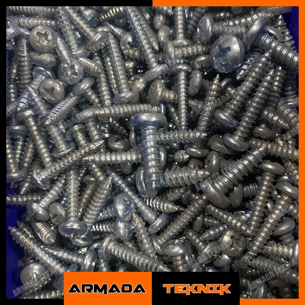 Jual LION Sekrup Skrup PAB 6 x 3/4 Tapping Screw Panjang 19 mm Kemasan ...