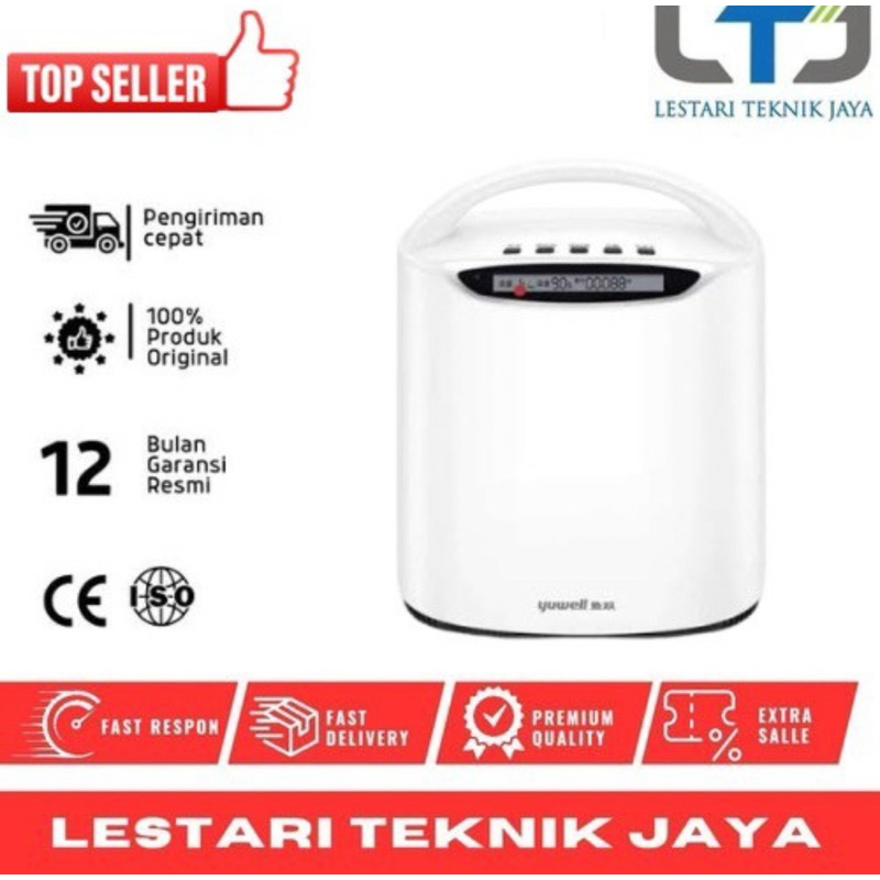 Jual Mesin Oksigen Yuwell Yu500 Oxygen Concentrator Alat Pernapasan ...