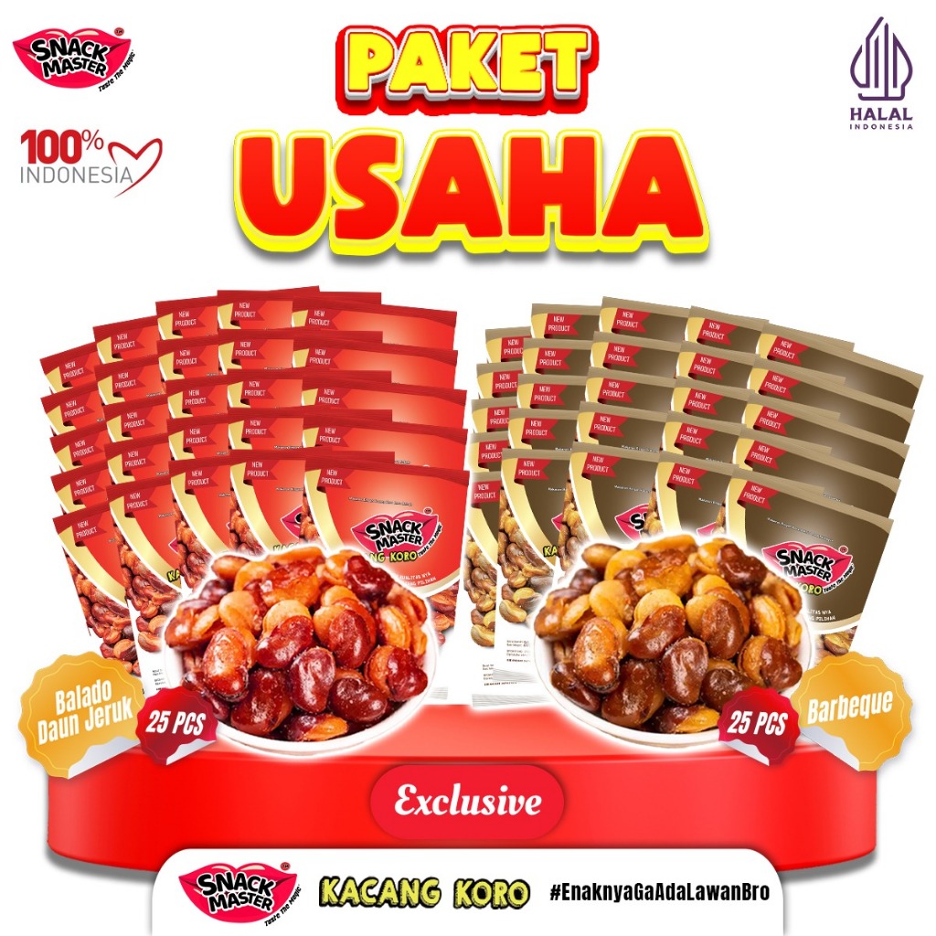 Jual [ PAKET USAHA HEMAT ] KACANG KORO KULIT 50pcs, , Konjac 60 Pcs ...