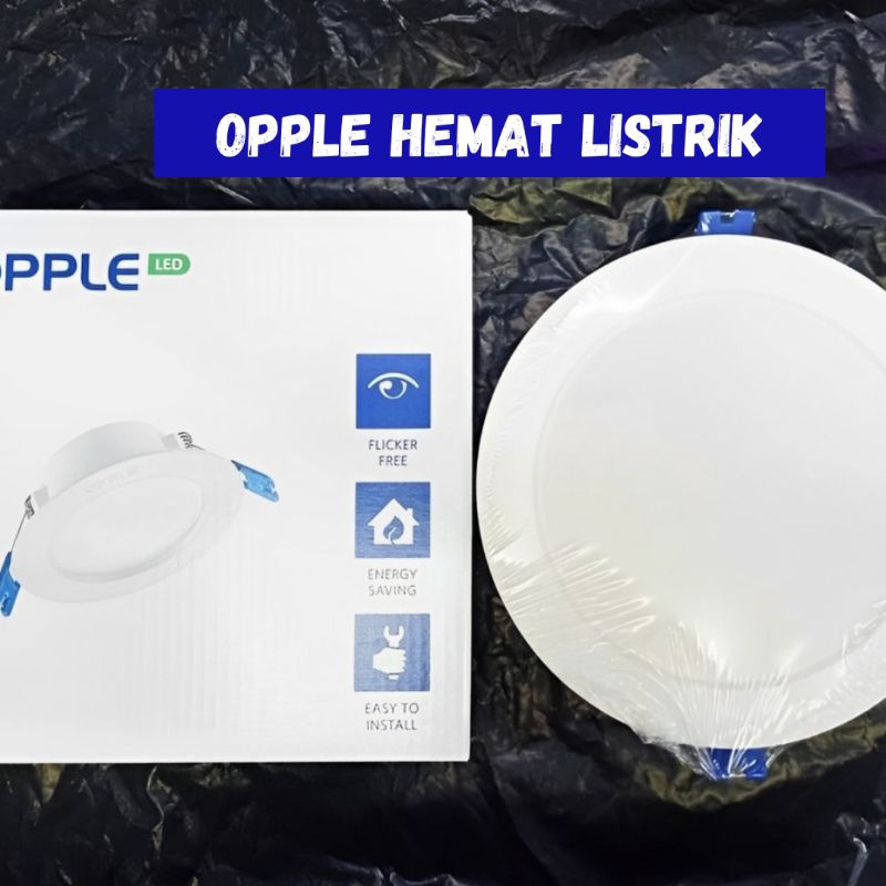 Jual Lampu Downlight Led Opple 12W Cahaya Kuning 4000K 5.5Inch ...