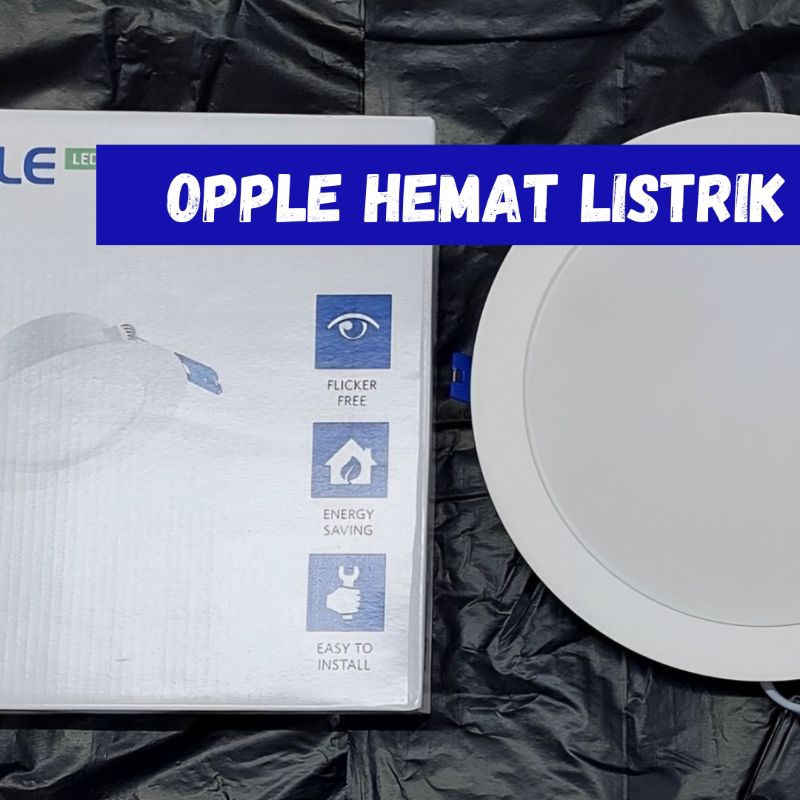 Jual Downlight Led Opple 22W Cahaya Putih 6500K 8Inch Bergaransi 1 ...