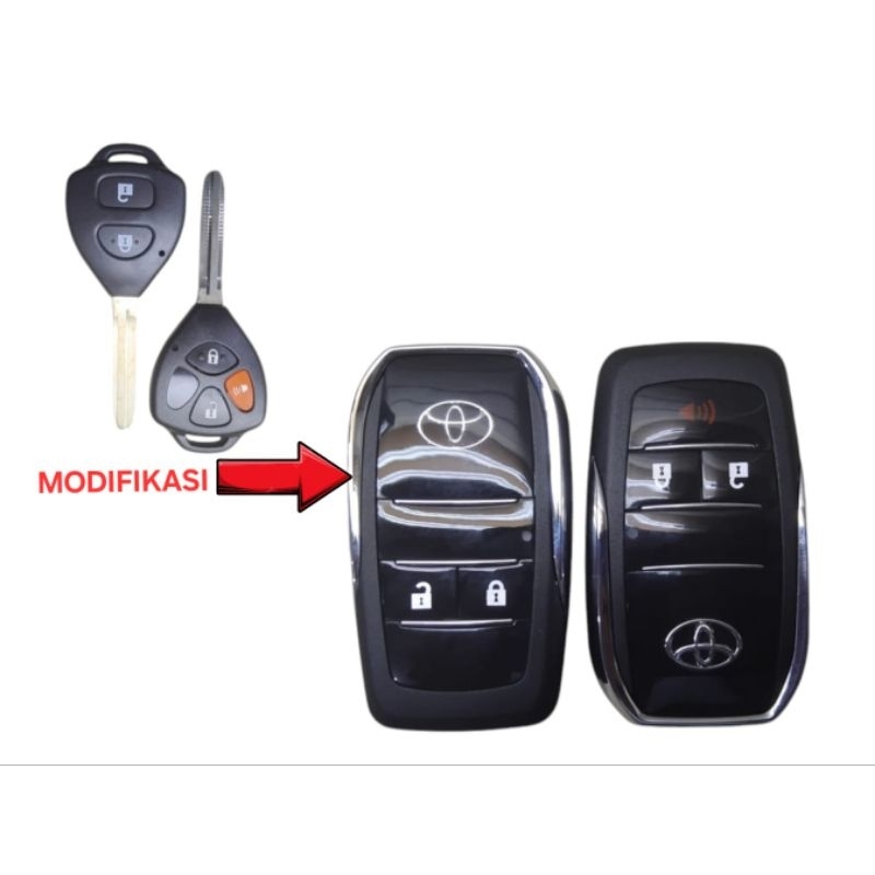 Jual Casing flipkey model lipat toyota dua dan tiga tombol innova ...