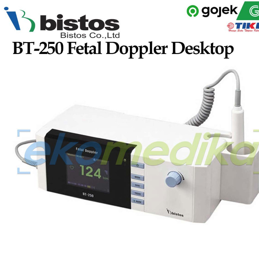 Jual BISTOS FETAL DOPPLER BT-250 BT250 BT 250 Color LCD fetal Doppler ...