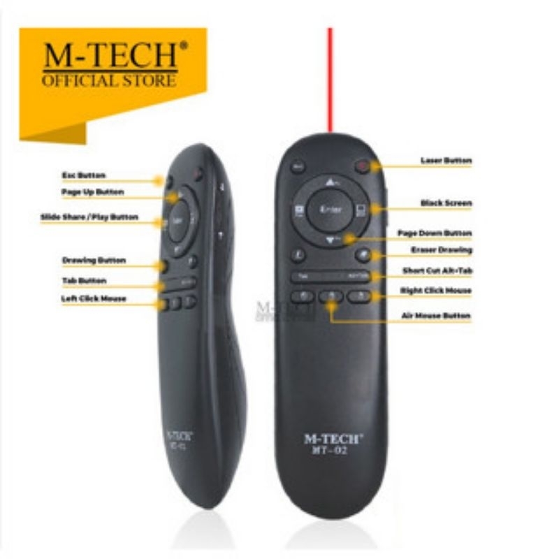 Jual LASER POINTER M-TECH MT-02 / MT02 with Mouse Function Wireless ...