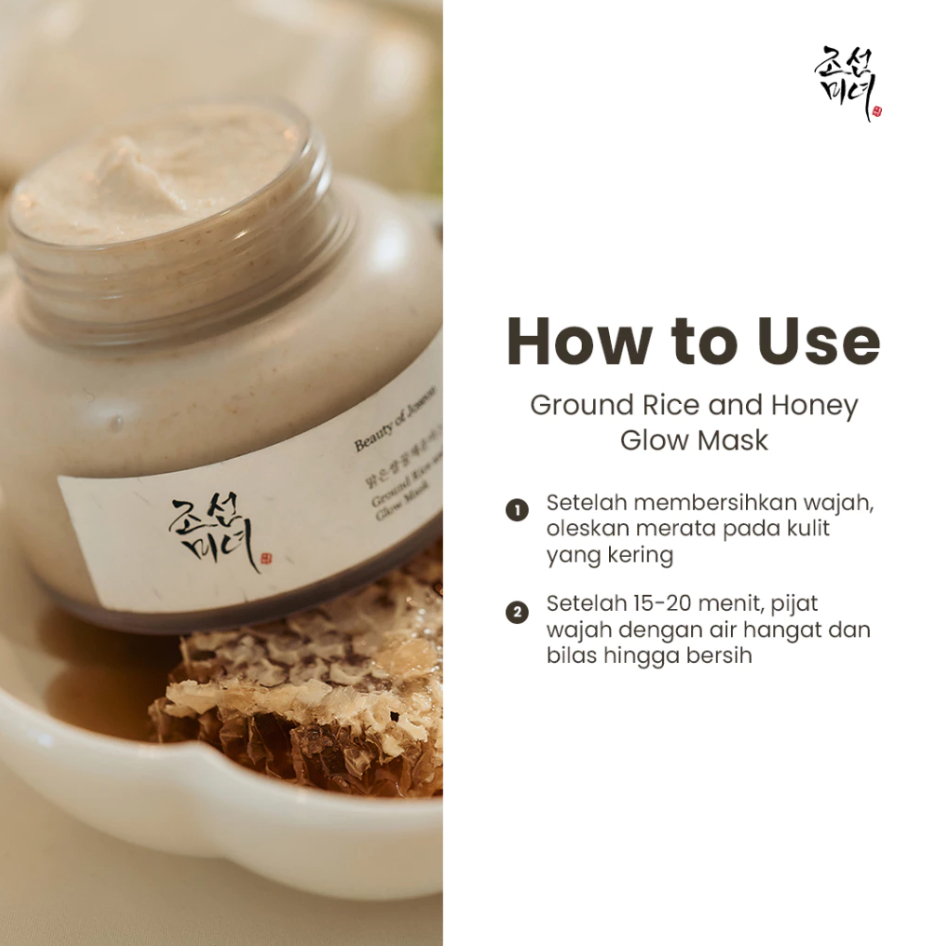 Jual BEAUTY OF JOSEON Ground Rice and Honey Glow Mask 150ml | Shopee Indonesia