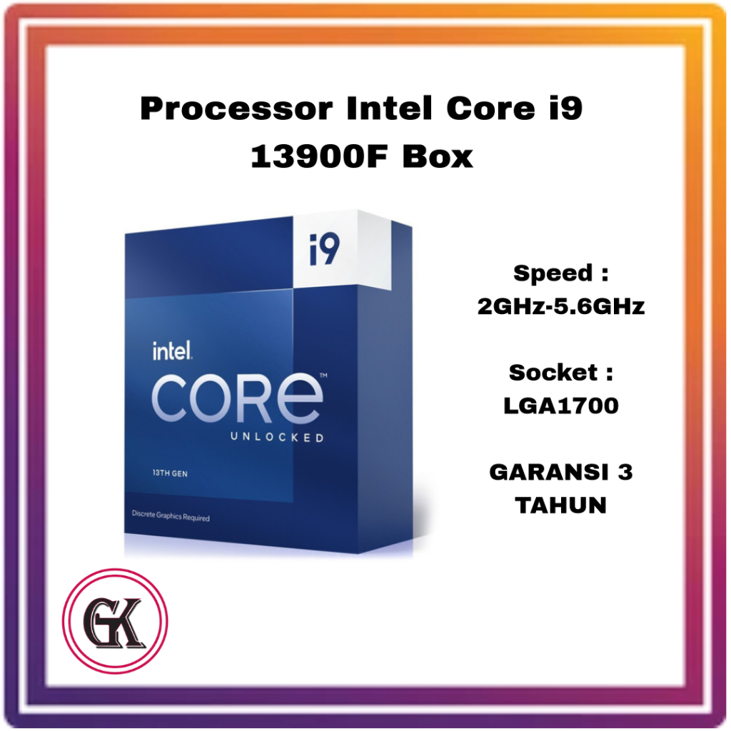 Jual PROCESSOR INTEL CORE I9 13900F Up To 5.6 GHz SOCKET 1700 Box | Shopee Indonesia