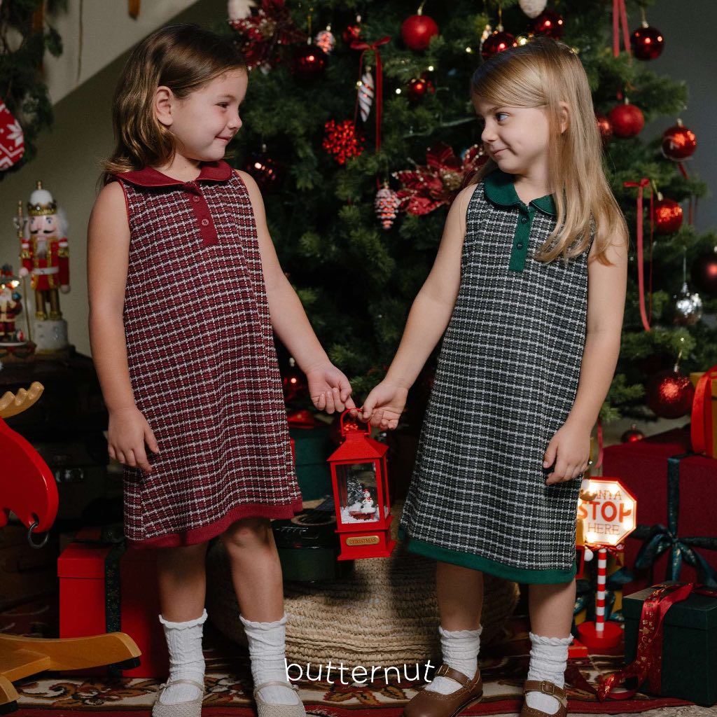 Jual BUTTERNUT - CAROL KNIT DRESS | Dress Natal Anak Perempuan | Dress ...