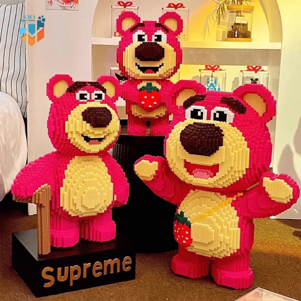 Jual SMY Toystown Nano Blocks Lotso Bear Big 3D Mainan Balok Susun ...
