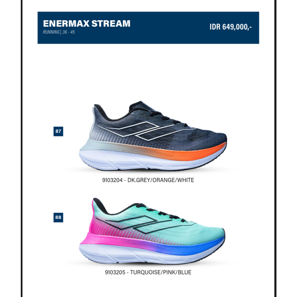 Jual Sepatu Running Lari Mills Enermax Stream Original | Shopee Indonesia
