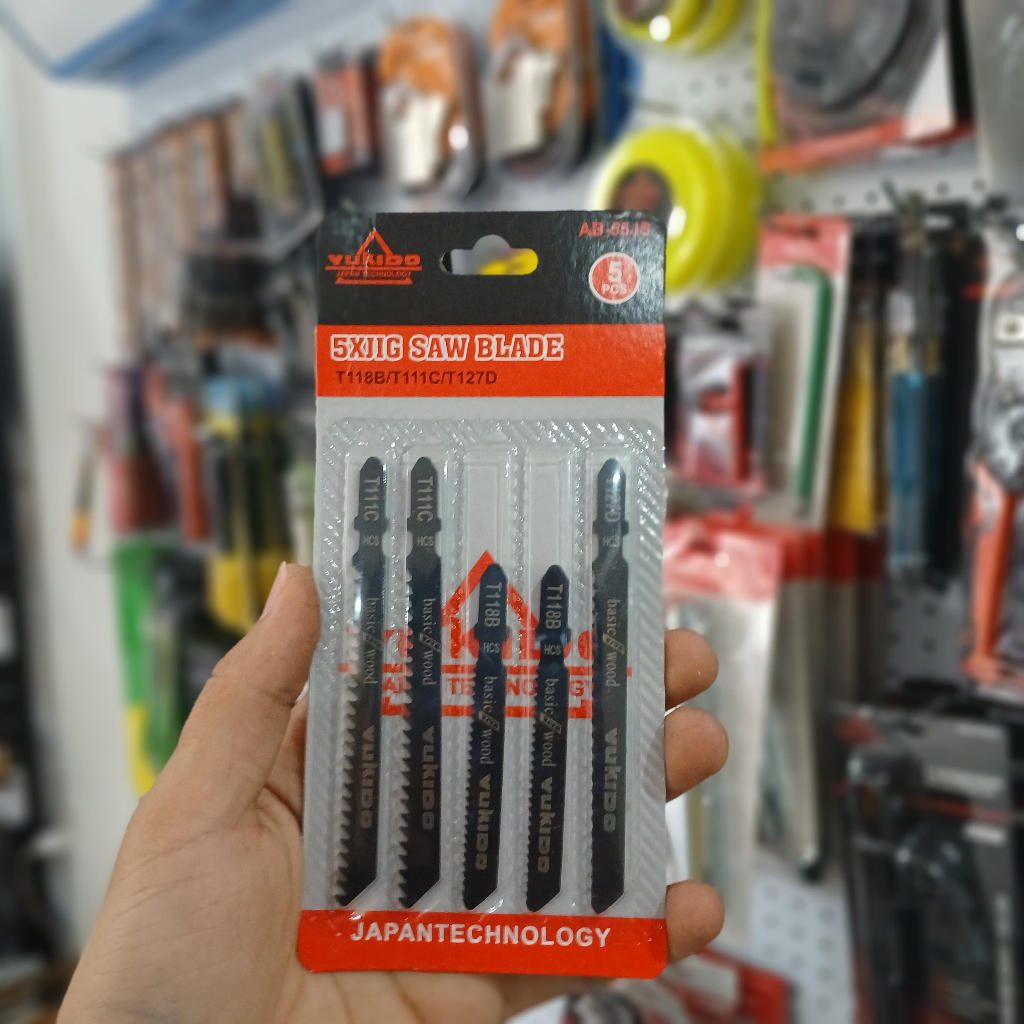 Jual Mata Gergaji Jigsaw Bisa Buat Potong Kayu Triplek Pvc Isi 5pcs ...