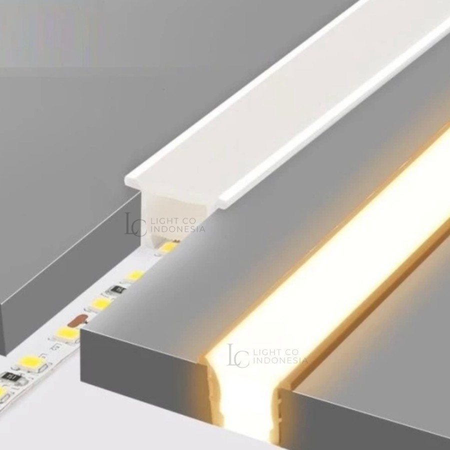 Jual Housing LED STRIP FLEXIBLE / kap lampu strip flexibel | Shopee ...