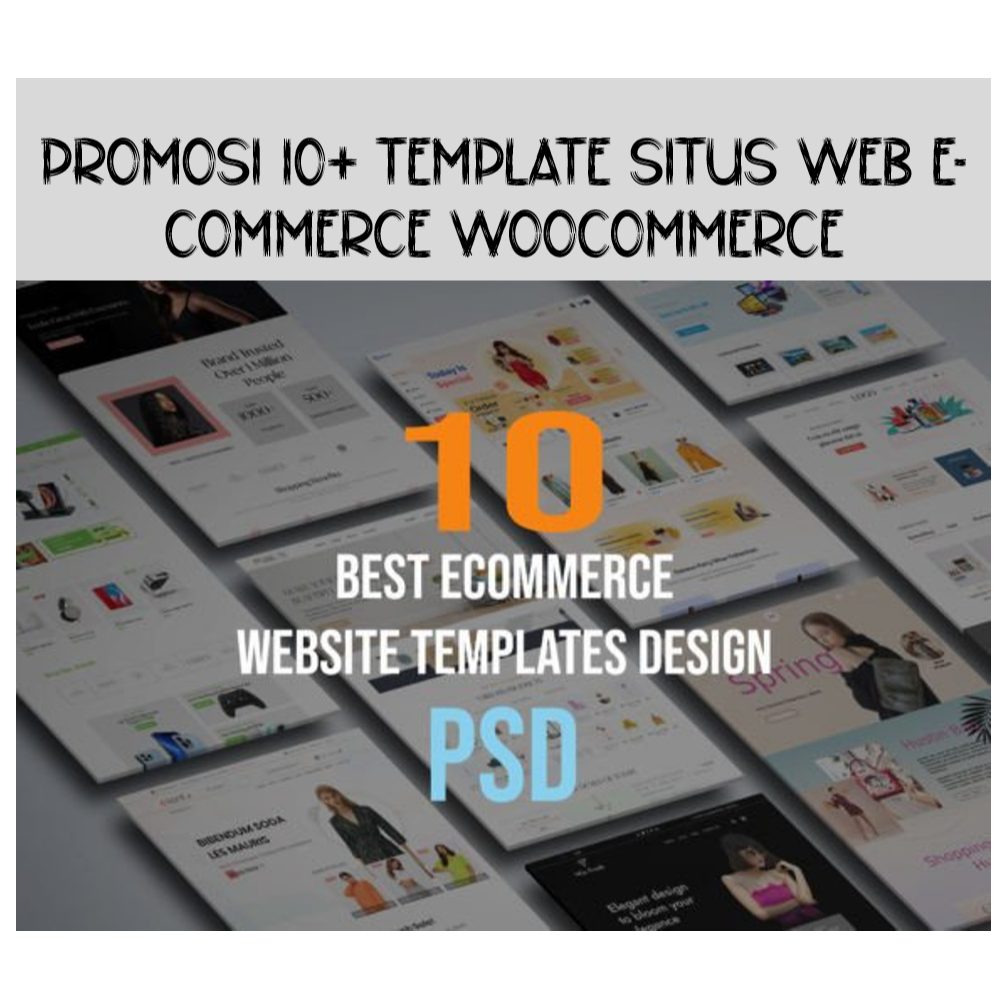 Jual Promosi 10+ Template Situs Web E-Commerce WooCommerce | Shopee ...