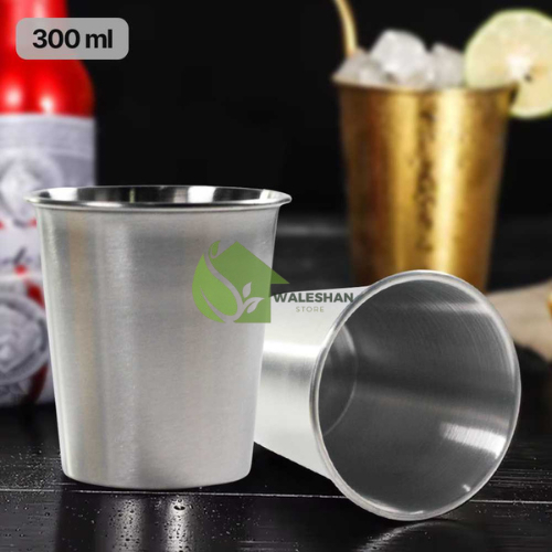 Jual Mini Glass Stainles Steel Gelas Sloki Minimalis Minum Susu Teh ...