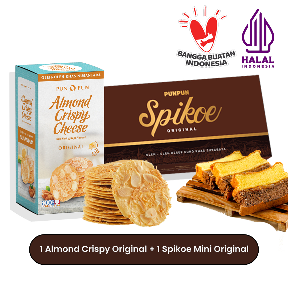 Jual Oleh Oleh Khas Surabaya Cemilan Almond Crispy Cheese Original ...