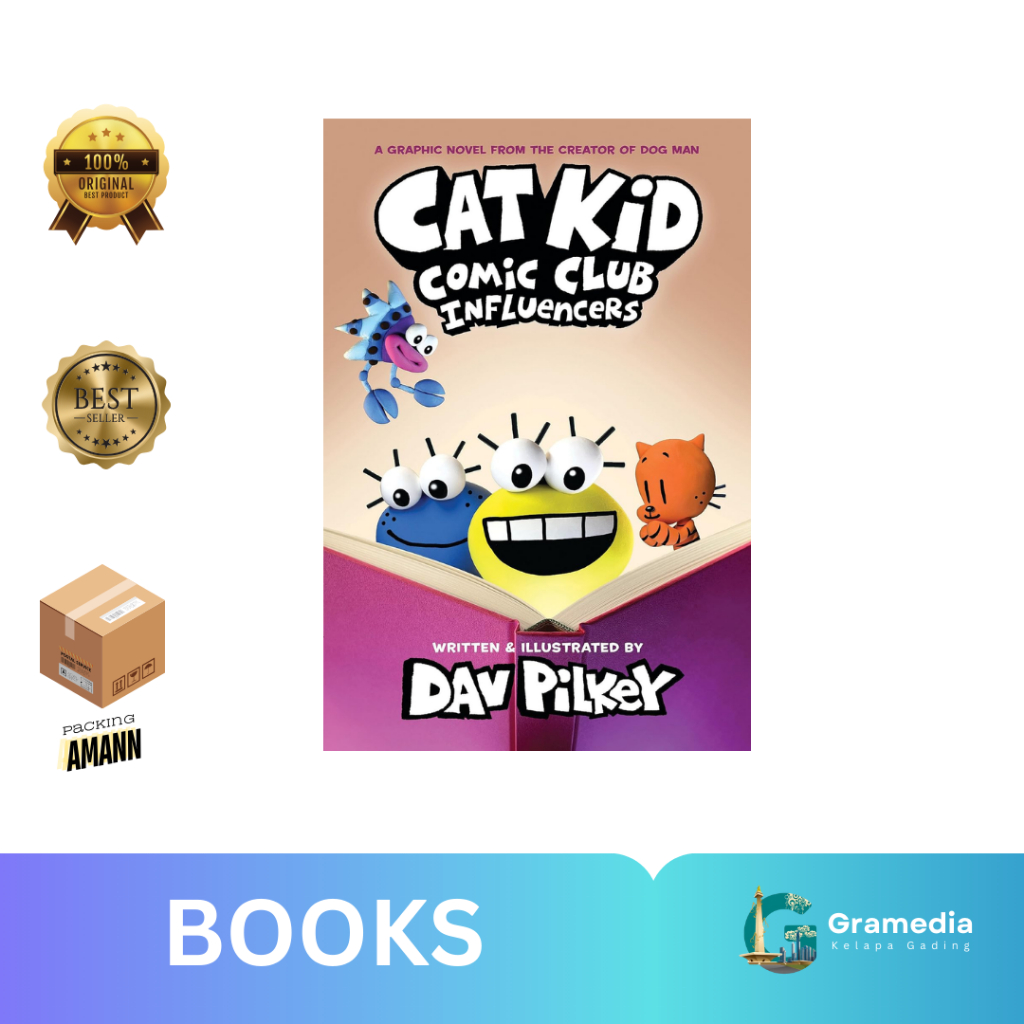 Jual Gramedia MKG - Buku Import Cat Kid Comic Club: Influencers: A Graphic Novel (Cat Kid Comic ...