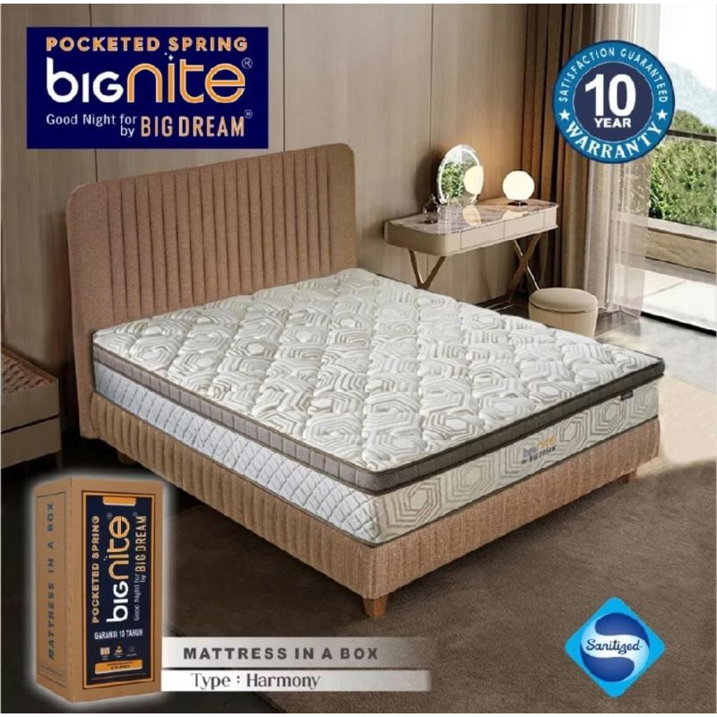 Jual Spring bed In a box BIGNEET Tebal 30cm By Bigland | Shopee Indonesia
