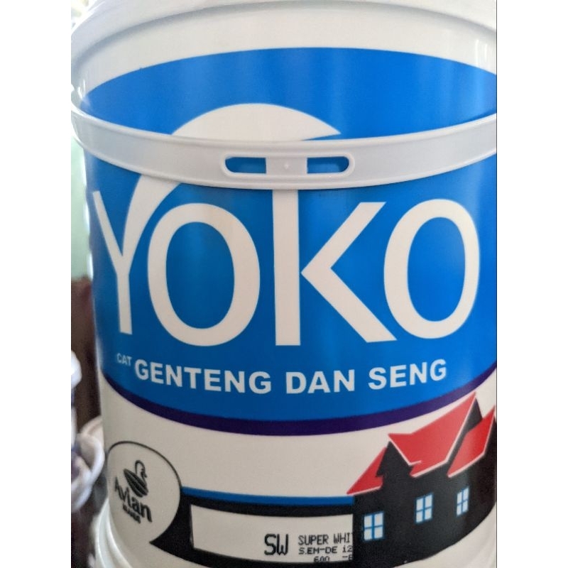 Jual CAT YOKO GENTENG DAN SENG 4KG | Shopee Indonesia