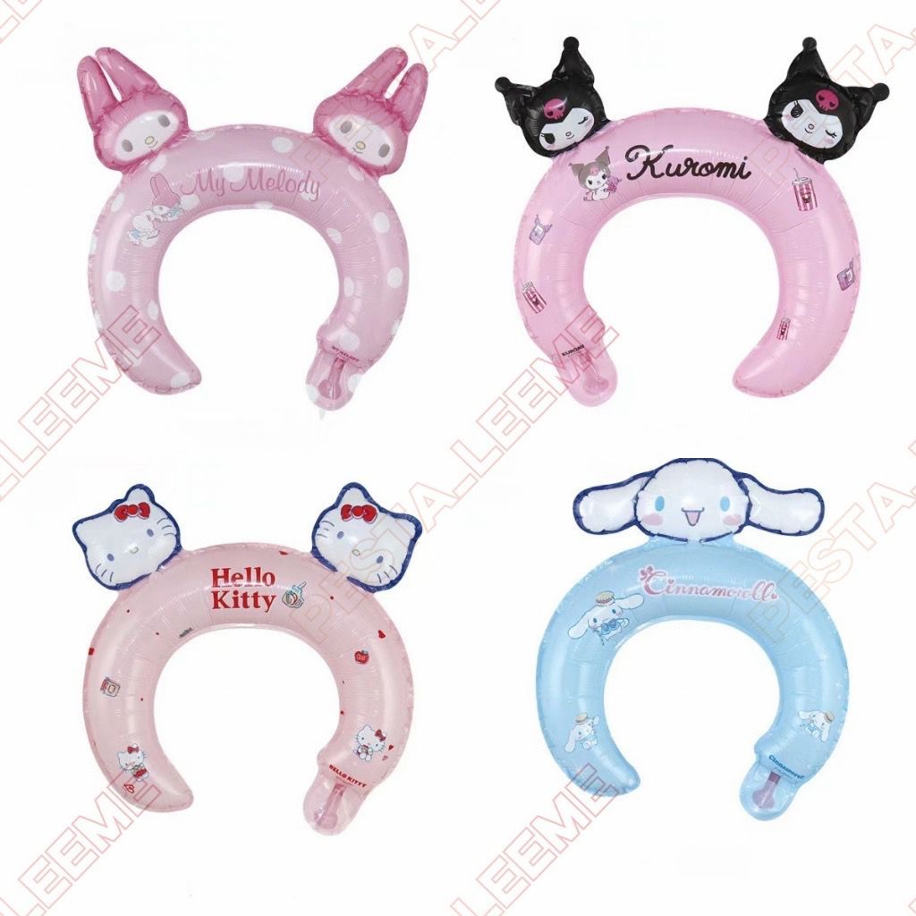 Jual HLC - [Versi 3] Balon Bando Kuromi Melody Cinnamoroll/ Bando ...