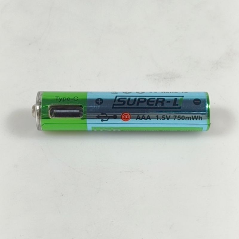 Jual Baterai remote isi ulang AAA dengan port usb type c 1,5Volt dc ...