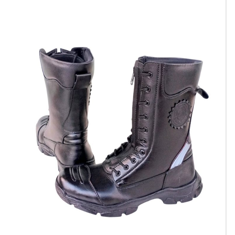 Jual sepatu pdl boots safety damkar pemadam 001 aleus | Shopee Indonesia