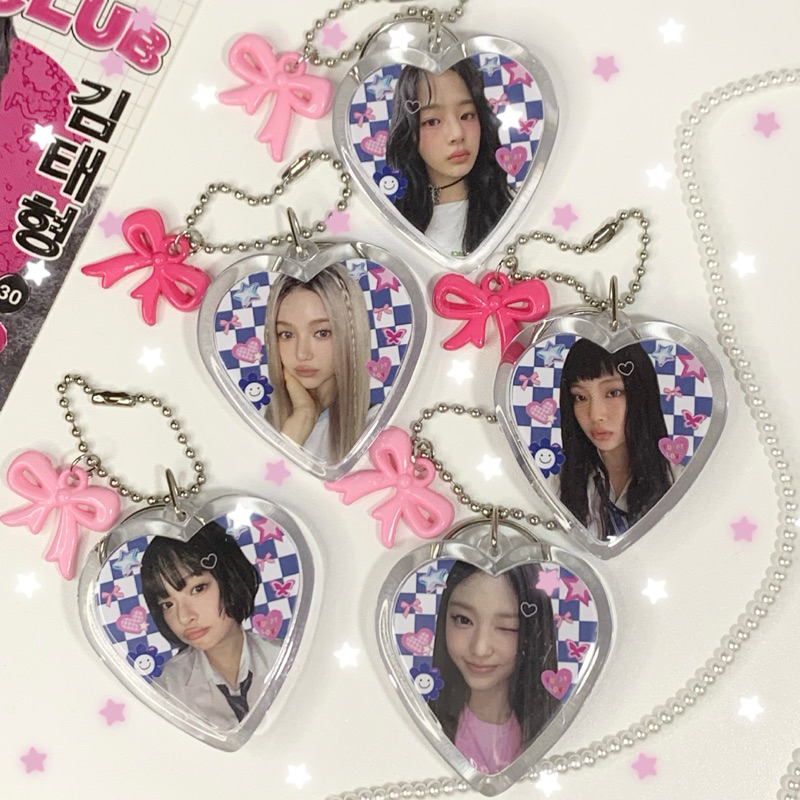 Jual NEW JEANS ౨ৎ y2k themed keychain by spacemilk ˖° (minji, hanni ...