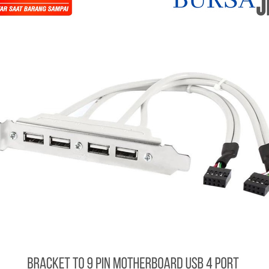 Jual Wow USB 2 TAMBAHAN 4 PORT UNTUK CASING BELAKANG PC MOUNT PANEL ...