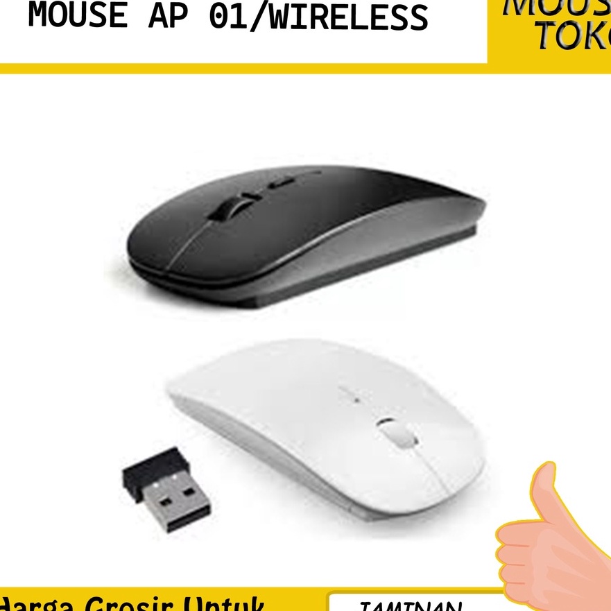 Jual berkualitas Mouse slim Mouse wirelessMOUSE AVANMouse 24G Silent Wireless RechargeableMouse ...