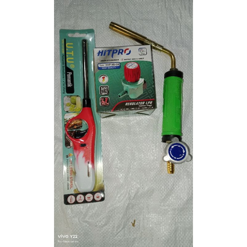 Jual alat las plus regulator dan pemantik api untuk las pipa kapiler AC ...