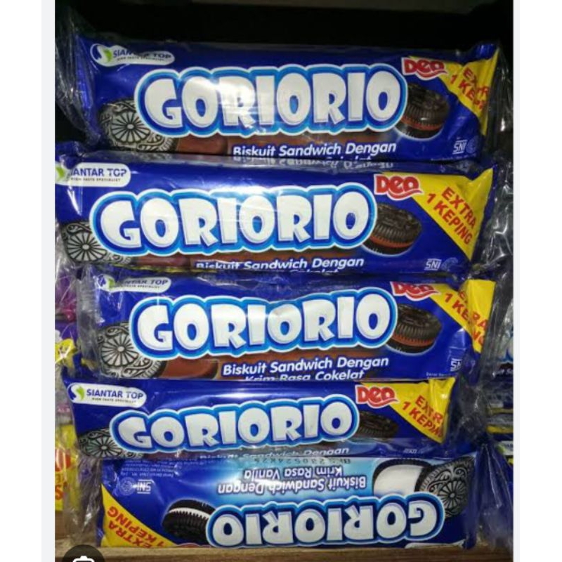 Jual Goriorio Biskuit 24 Gram 1 Pack isi 10 Pcs | Shopee Indonesia