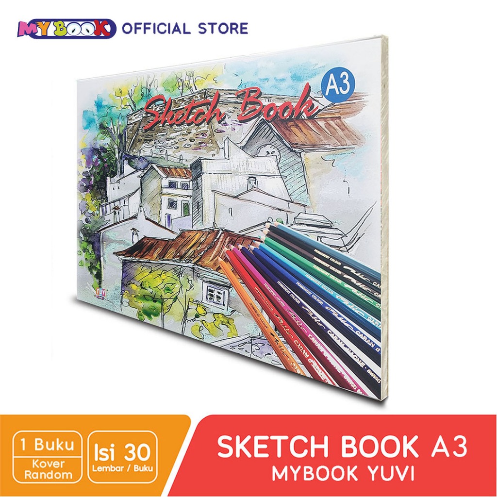 Jual My Book Yuvi Buku Gambar Sketsa Sketch Book A3 30 Lembar | Shopee ...