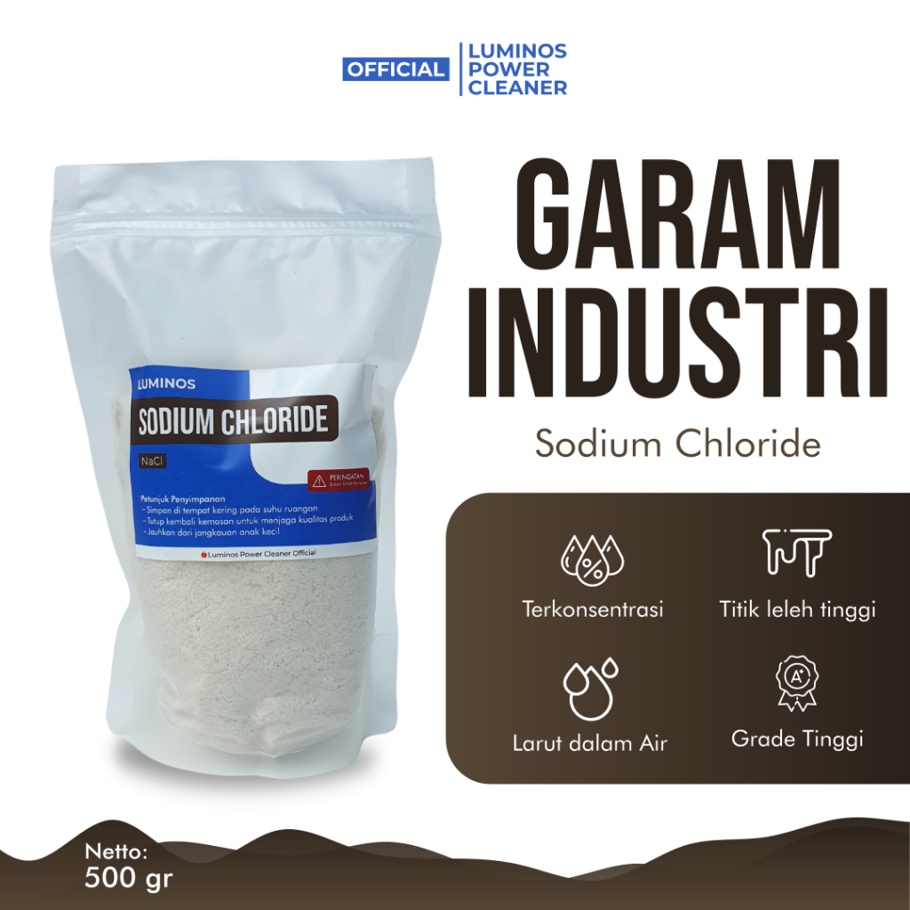 Jual Garam NaCl - Garam Industri dan Garam Kebersihan Non Yodium Cosmetic Grade / Natrium ...