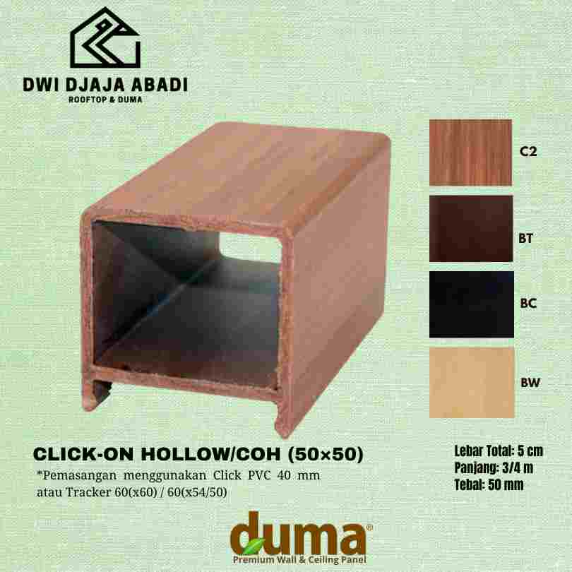 Jual DUMA® CLICK ON HOLLOW 50X50 WPC | Shopee Indonesia