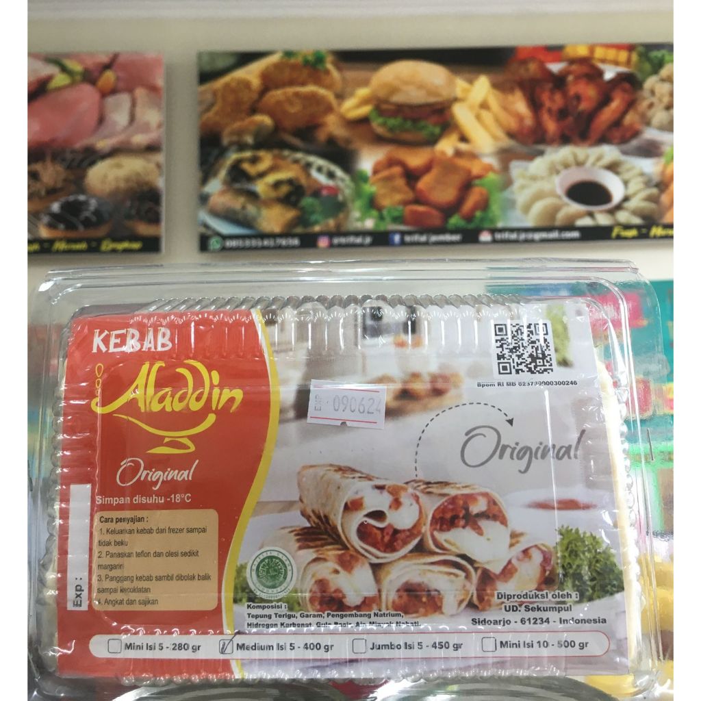 Jual Aladdin Kebab Medium isi 5pcs 400gr | Shopee Indonesia