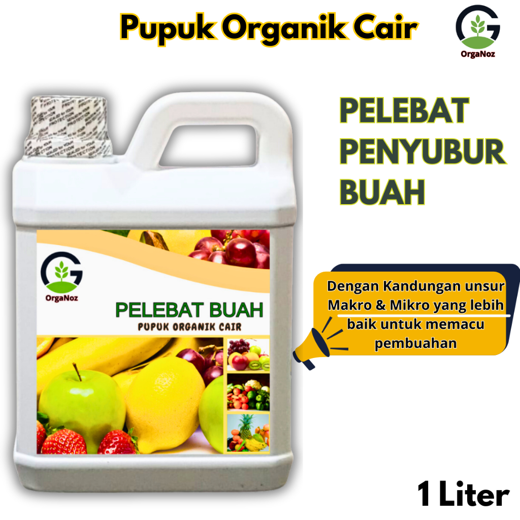 Jual Pelebat Penyubur Buah - Pupuk Organik Cair plus Zpt - Pelebat Tanaman Organik Premium ...