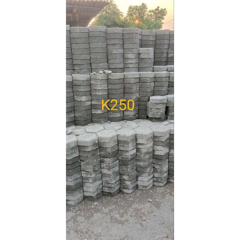 Jual Paving blok segi enam 20X20 tebal 6 cm | Shopee Indonesia