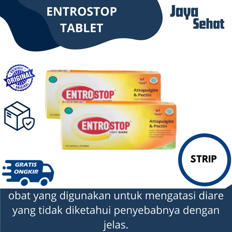 Jual Entrostop Tablet (PER STRIP) | Shopee Indonesia