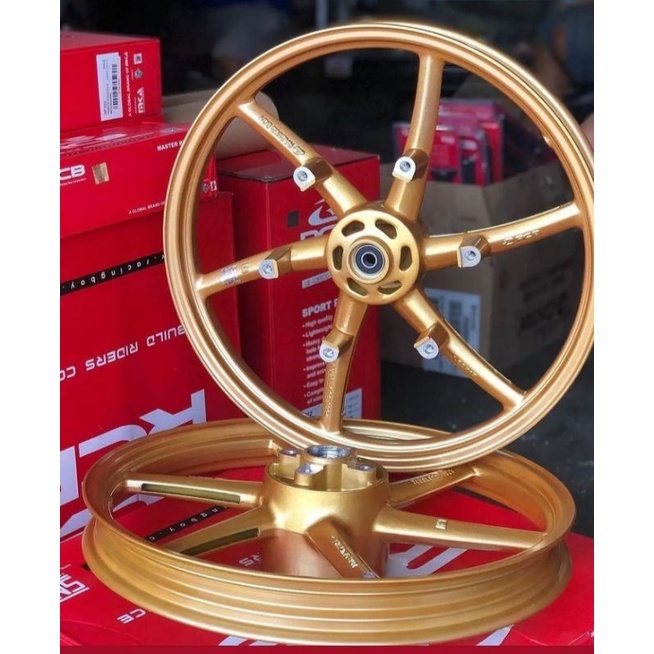 Jual RCB VELG FU B5 GOLD 522 (17-160/185) | Shopee Indonesia