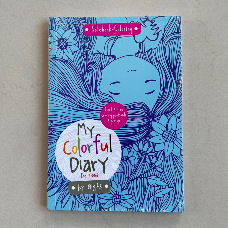 Jual Buku ORI | My Colorful Diary for Teens ~ Notebook Coloring Journal ...