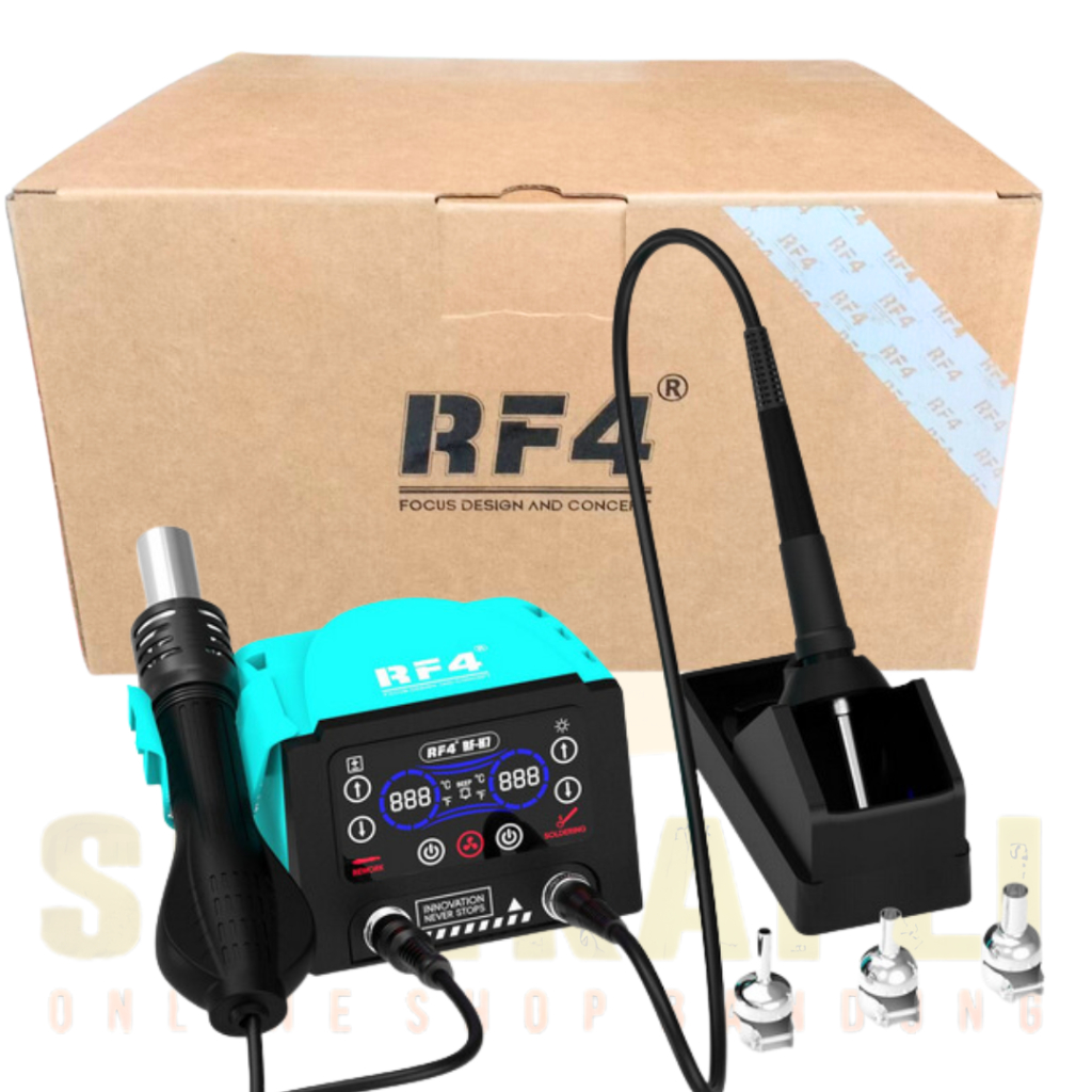 Jual RF4 RF-H7 600W Dual Station Soldering Station And 936 Soldering Iron | Shopee Indonesia