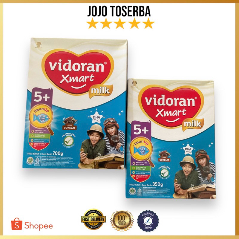 Jual VIDORAN XMART 5+ COKELAT 700 gr/350 gr | Shopee Indonesia