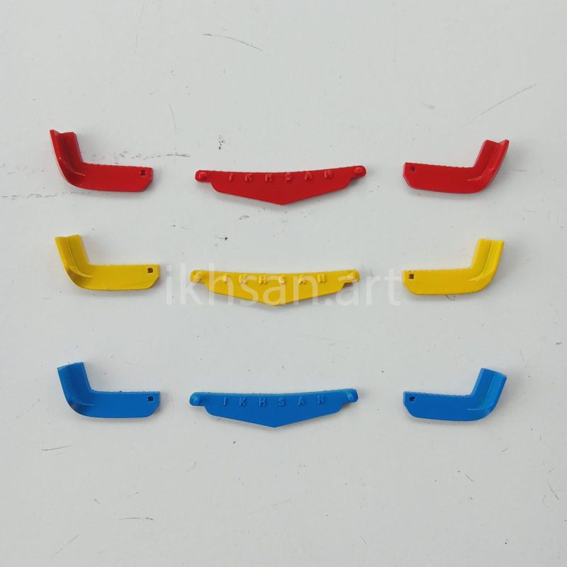 Jual menjual miniatur winglet aksesoris bus telolet bahan resin tebal ...