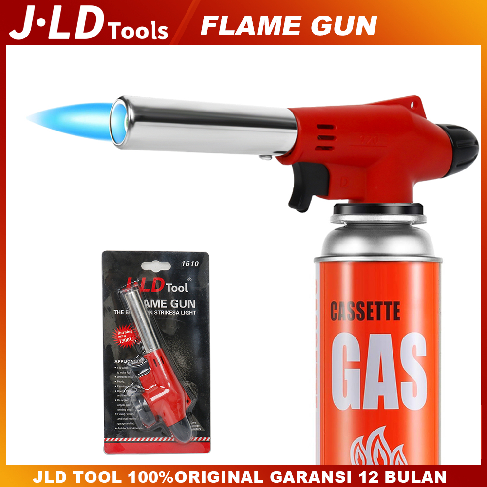 Jual JLD Gas Torch Flame Gun BBQ Blow Torch Adjustable Flame (Bahan ...