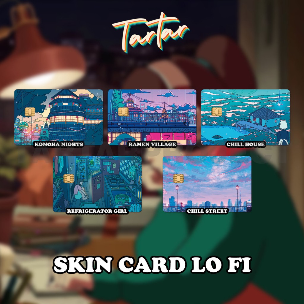 Jual SKIN / STICKER KARTU ATM / E MONEY / FLAZZ - LO FI | Shopee Indonesia