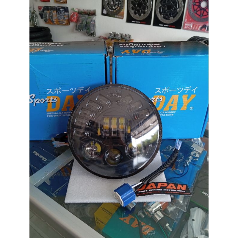 Jual LAMPU DAYMAKER DAY 16 LED 7INCH TERMURAH | Shopee Indonesia