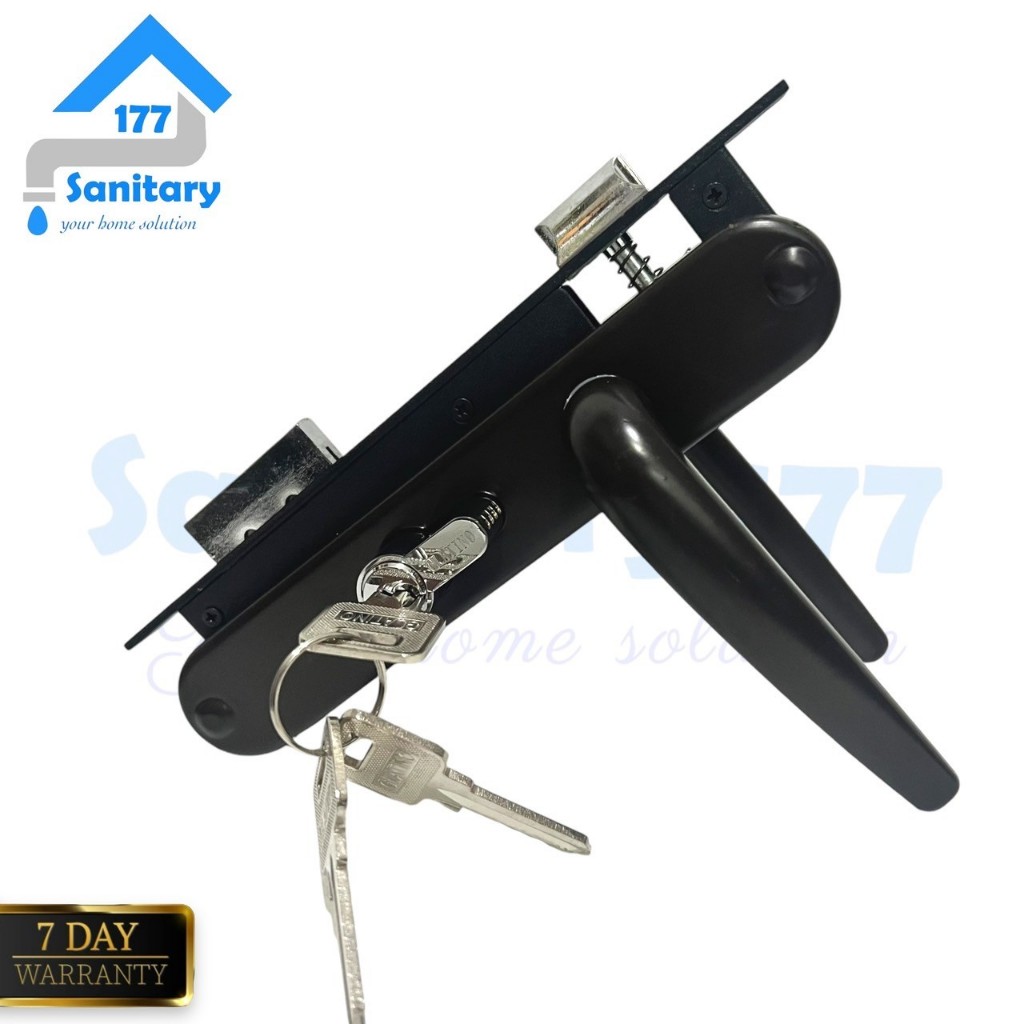 Jual Kunci Pintu Kawat Nyamuk Hitam Glatino-handle black ekspanda door ...