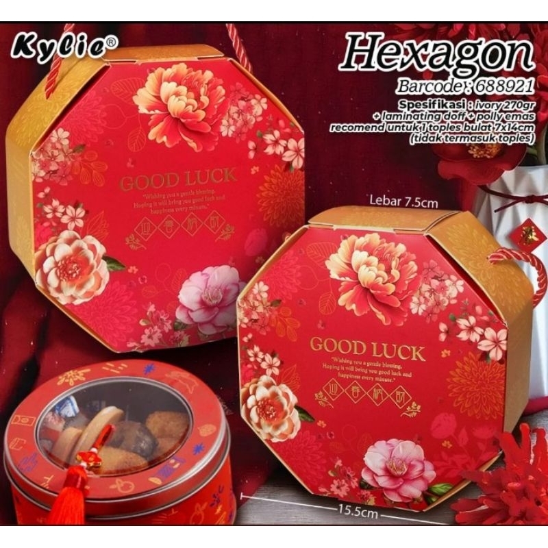 Jual Box Lebaran 1 toples 500gr Box Imlek 1 toples 500gr Box imlek 1 ...