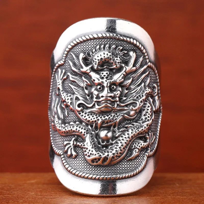 Jual Cincin Retro Desain Makhluk Mitologi Jepang "Naga Chilin ...