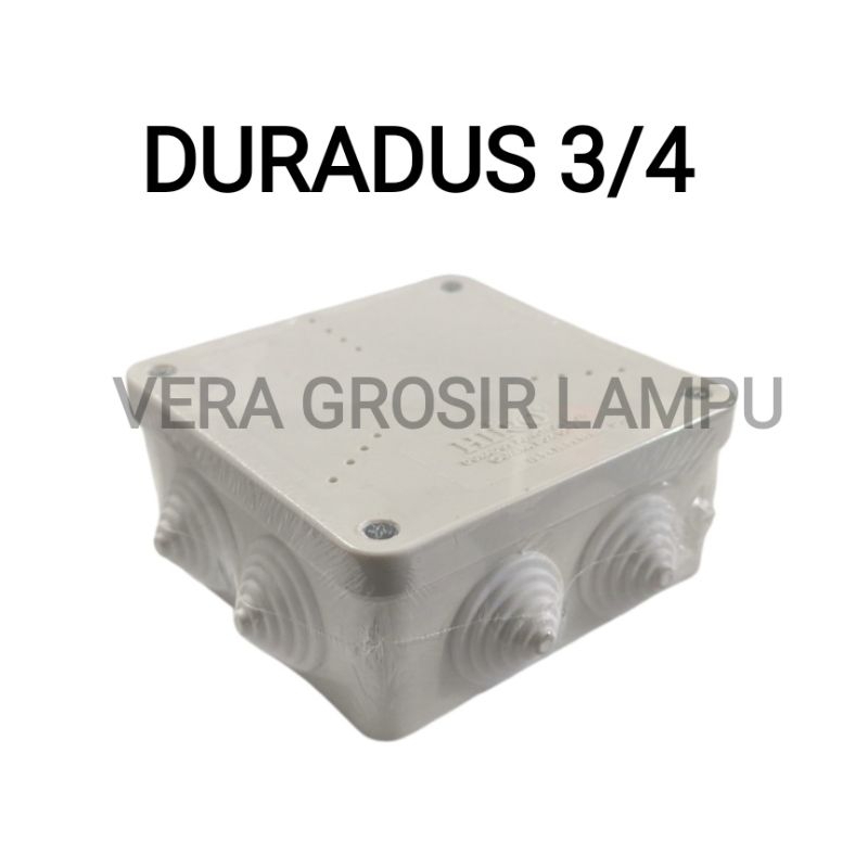 Jual Duradus box / junction box safety 105 mm X 105 mm X 55 mm | Shopee ...